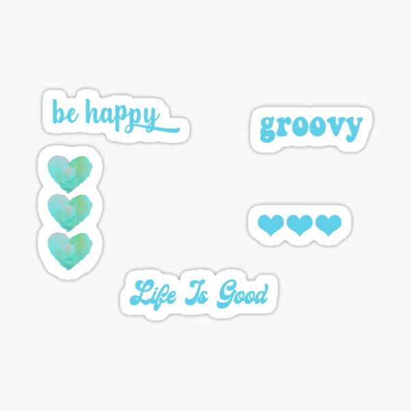 "blue vsco multi pack " Sticker for Sale by stickersbynic | Redbubble