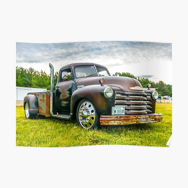 "Rat Rod Truck" Poster by crowell | Redbubble