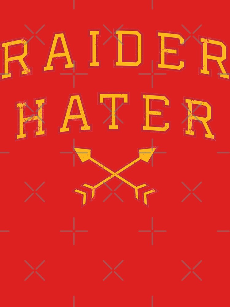 "Raider Hater" T-shirt for Sale by SamsonCo | Redbubble | kansas city ...