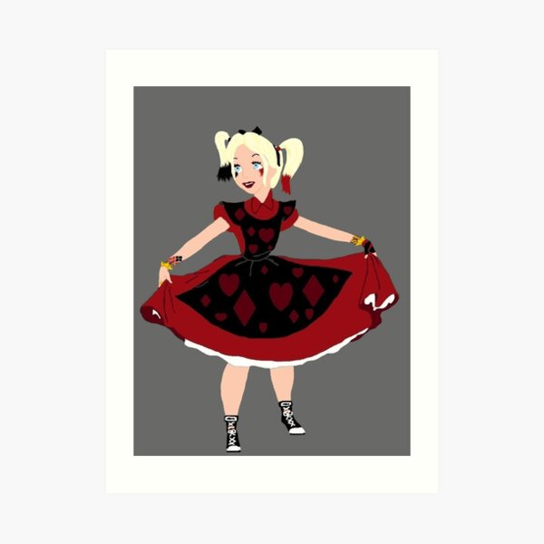 Alice Quinn Art Print By Punkxcass Redbubble