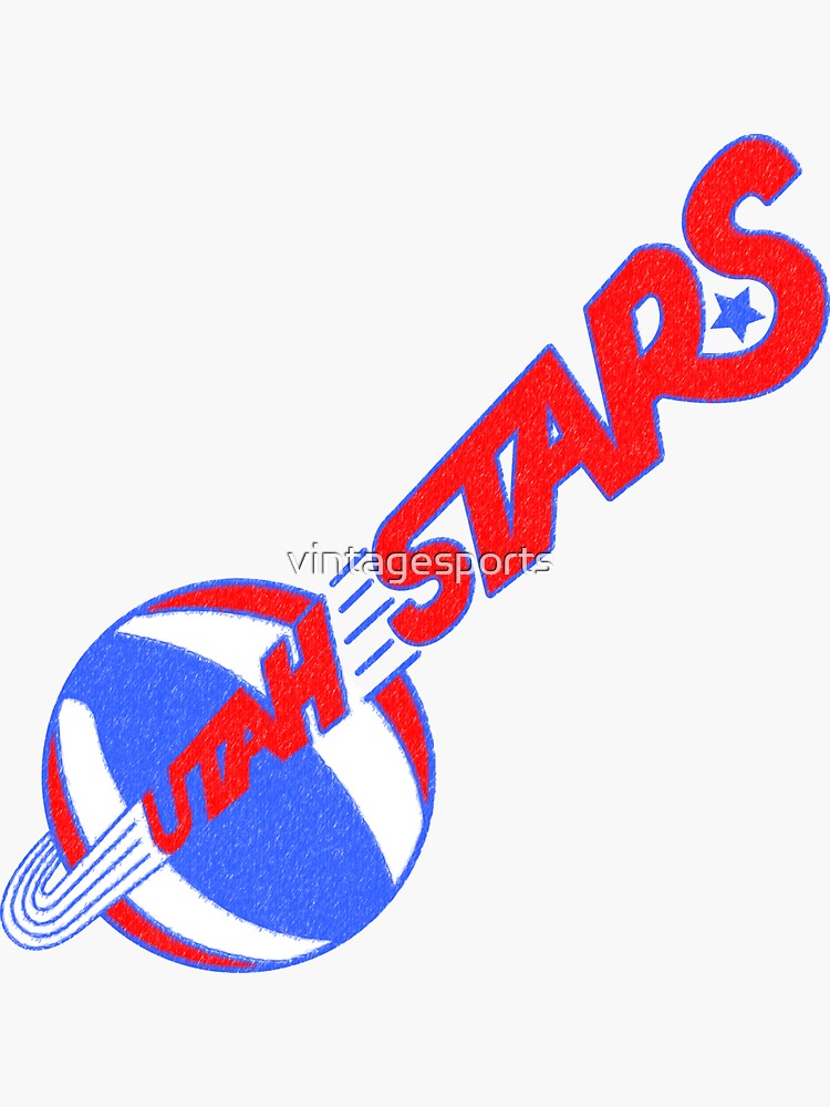 "Utah Stars Vintage" Sticker for Sale by vintagesports | Redbubble