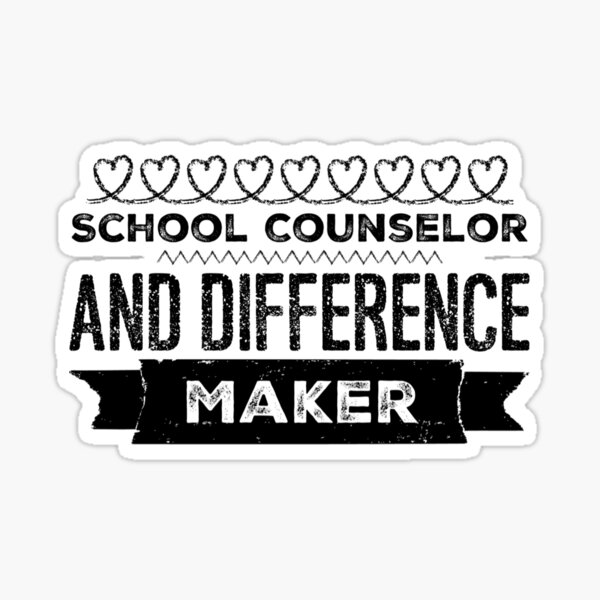 School Counselor Stickers | Redbubble