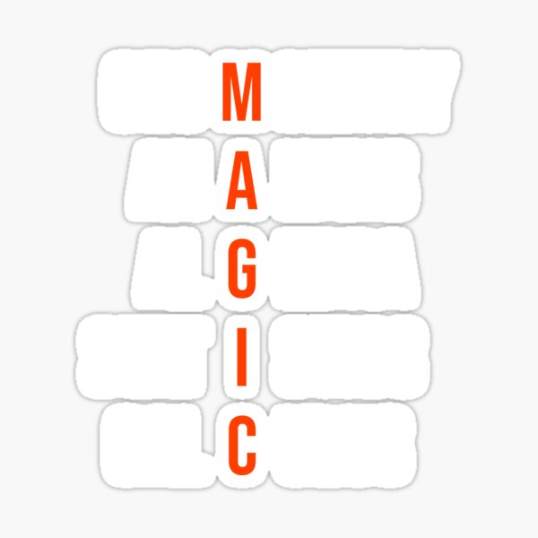 "Math is magic" Sticker for Sale by kailukask | Redbubble