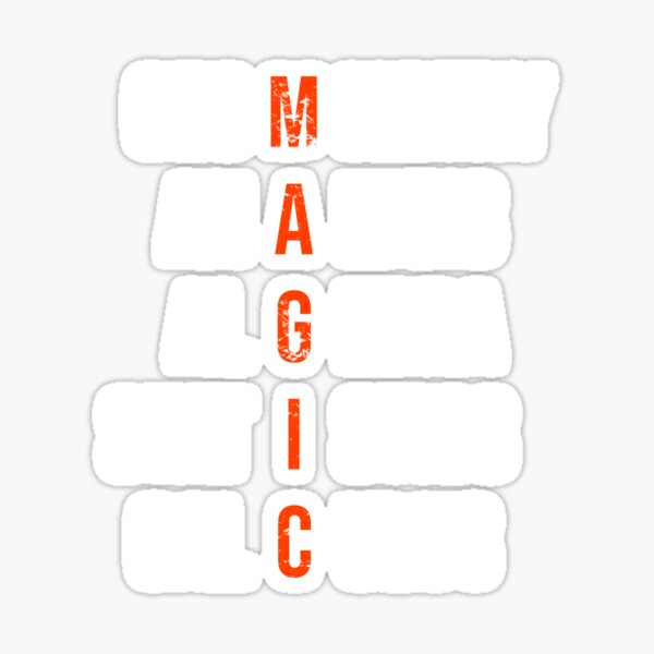 "Math is magic" Sticker for Sale by kailukask | Redbubble