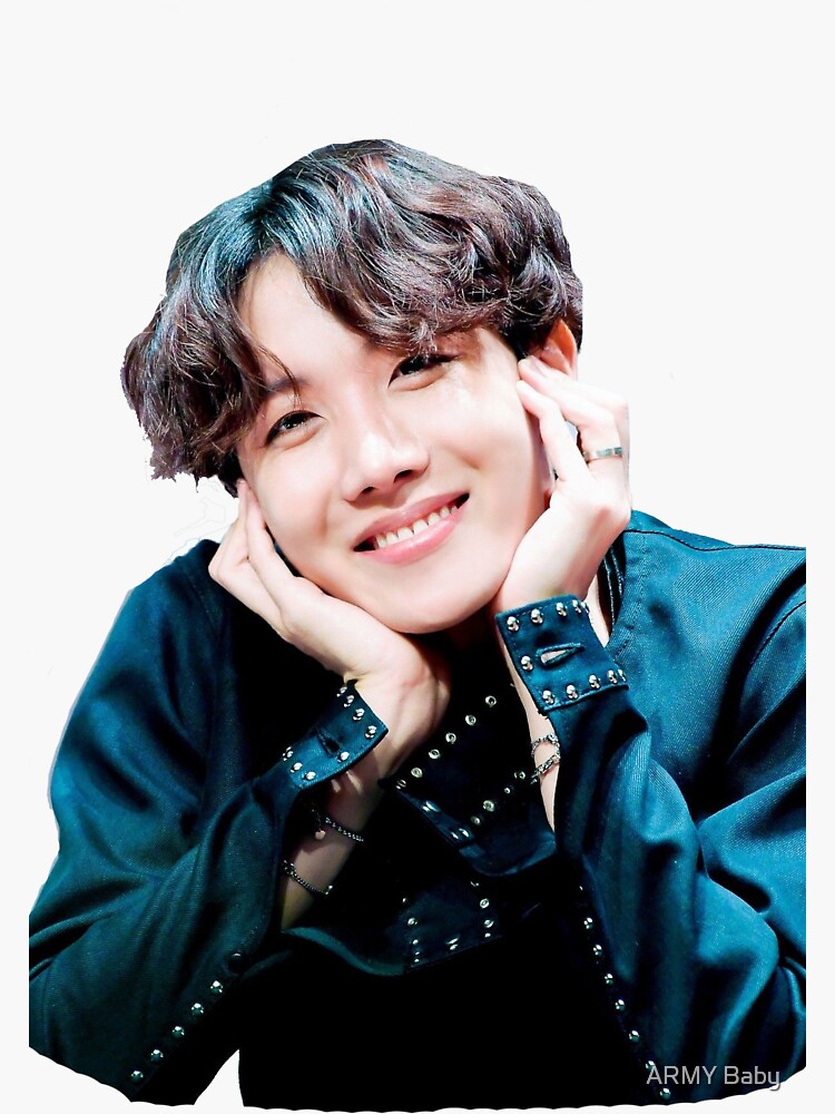 "Hobi Smile" Sticker for Sale by luizaliz | Redbubble
