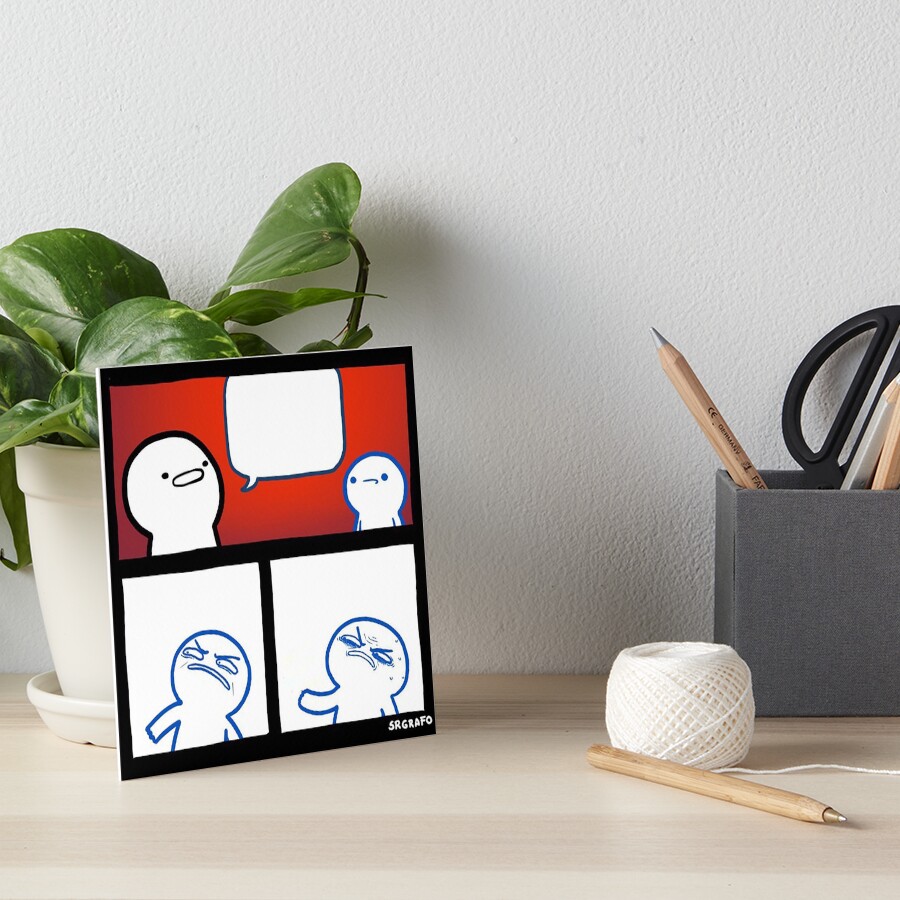 "Meme Template SRGRAFO" Art Board Print by Terio | Redbubble