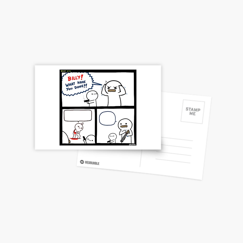 "Meme Template SRGRAFO 4" Postcard by Terio | Redbubble