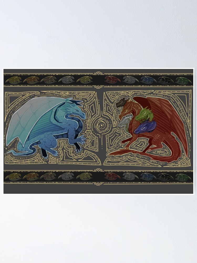 "Tiamat and Bahamut" Poster for Sale by EmmaLauRich | Redbubble