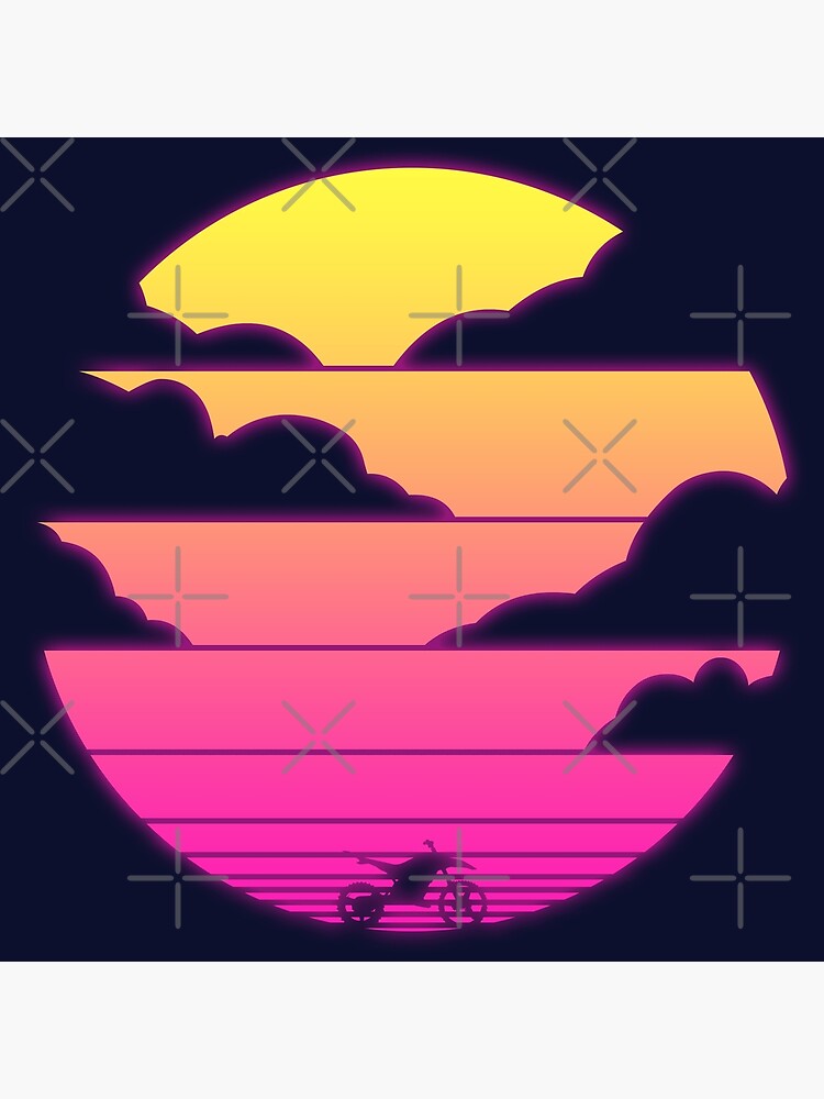 "Synthwave Street Hawk" Poster for Sale by christopper | Redbubble