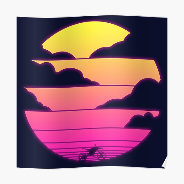 "Synthwave Street Hawk" Poster for Sale by christopper | Redbubble