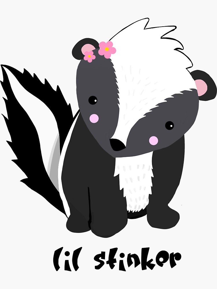 "Lil Stinker" Sticker for Sale by bradleycreative | Redbubble