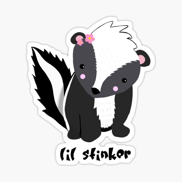 "Lil Stinker" Sticker for Sale by bradleycreative | Redbubble