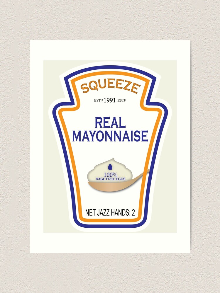 "Funny Customizable Mayonnaise Label - please view artist notes to ...