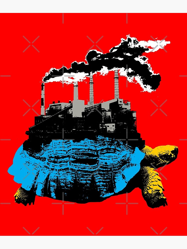 "Turtle Factory Colour" Poster by monsterplanet | Redbubble