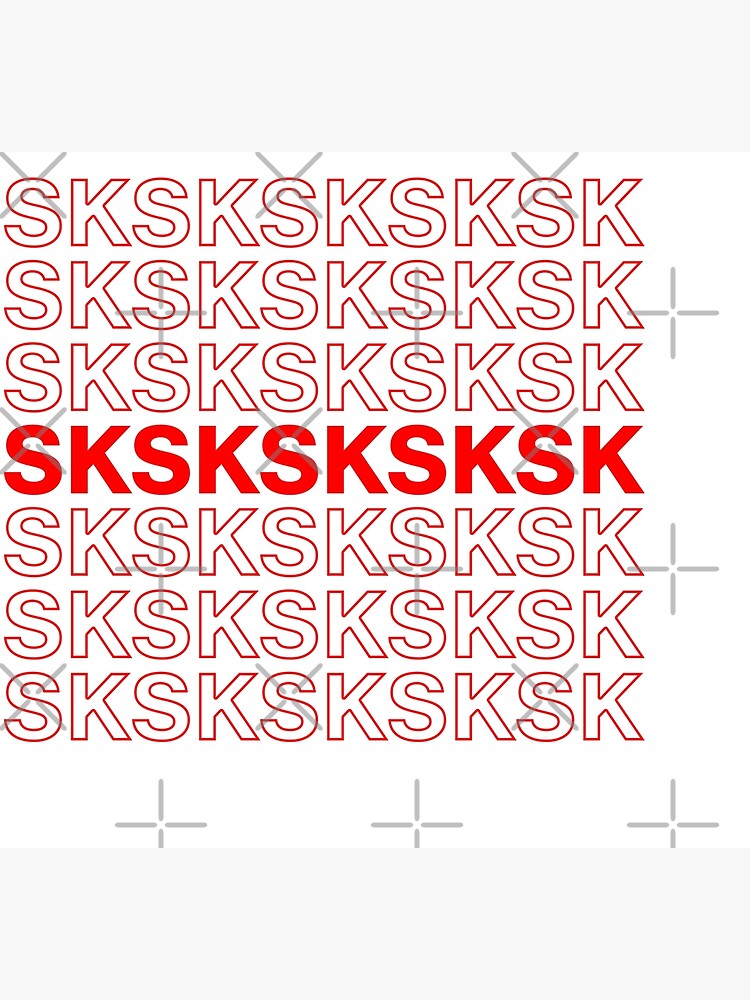 "SKSKSK" Socks by designsbyesrael | Redbubble