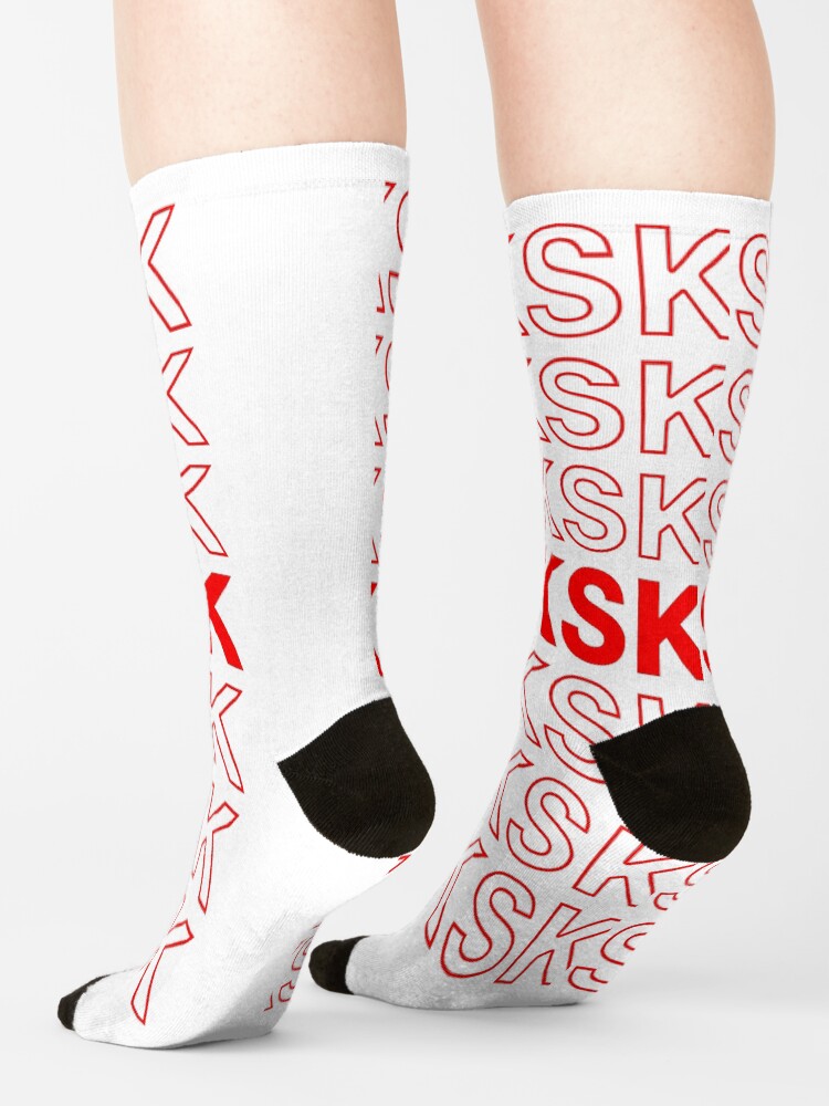 "SKSKSK" Socks by designsbyesrael | Redbubble