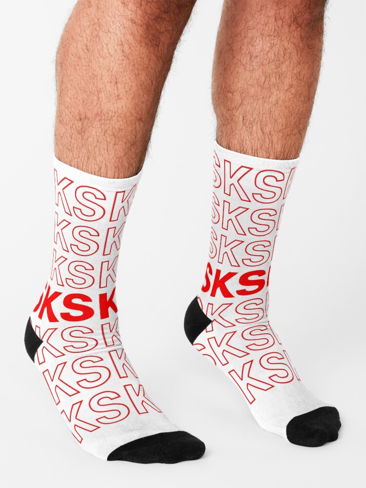 "SKSKSK" Socks by designsbyesrael | Redbubble