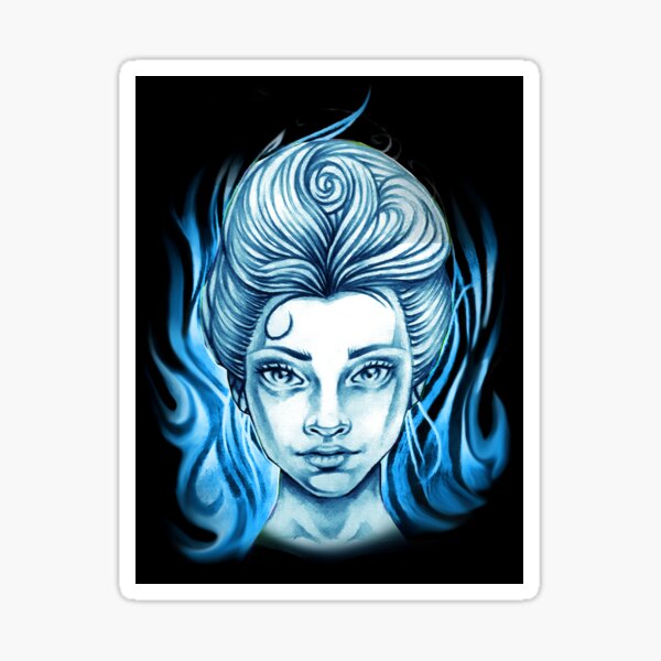 "Reborn From Cold Flames " Sticker for Sale by dnlribeiro88 | Redbubble