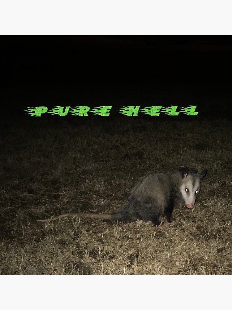 "PURE HELL" Sticker by lamejerk | Redbubble