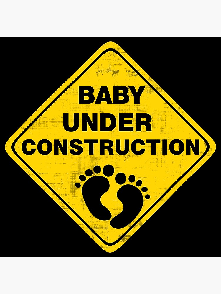 Construction Baby Shower Signs