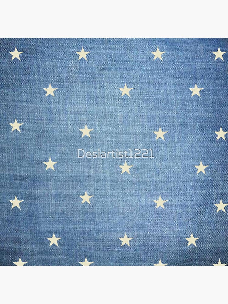 "Denim Stars" Sticker by Supriya1221 | Redbubble