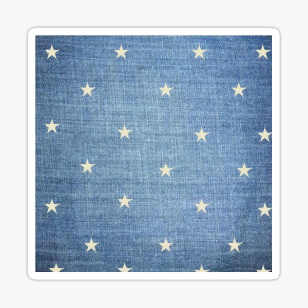 "Denim Stars" Sticker by Supriya1221 | Redbubble