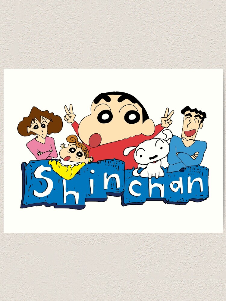 "Crayon Shin-chan" Art Print for Sale by pernellp | Redbubble
