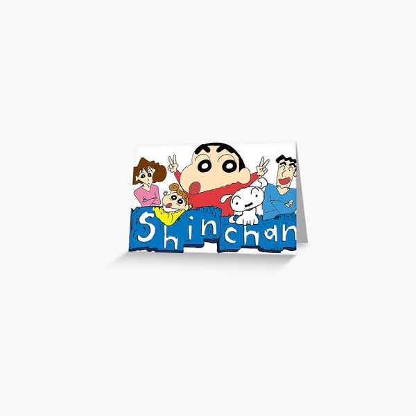 "Crayon Shin-chan" Greeting Card for Sale by pernellp | Redbubble