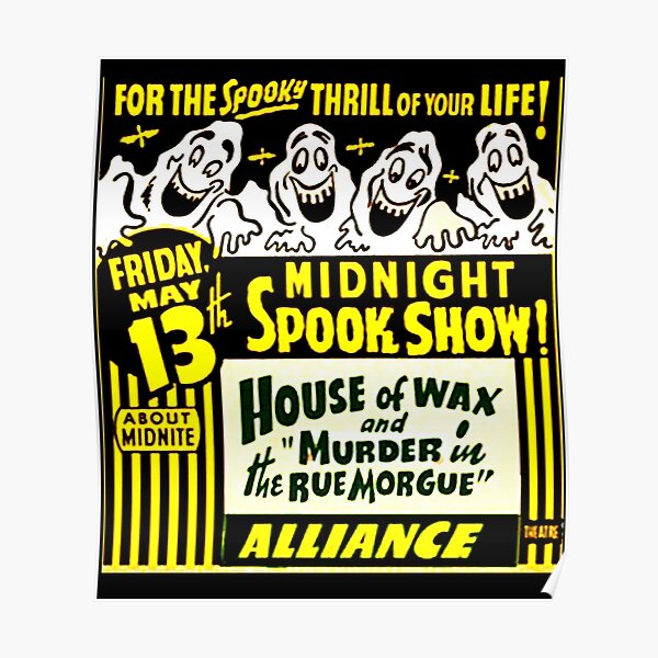Póster «The Midnight Spook Show Póster de autocine» de Glennascaul ...