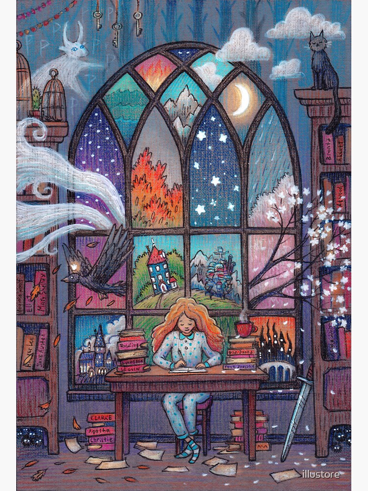 "Imagination" Sticker for Sale by illustore | Redbubble