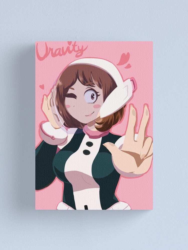 "Ochako Uraraka / Uravity" Canvas Print by oatmink | Redbubble