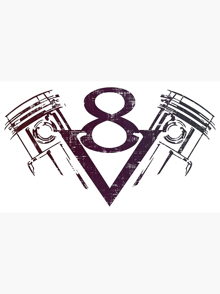 "V8 Engine Power Supercars " Poster by UntilDixie | Redbubble