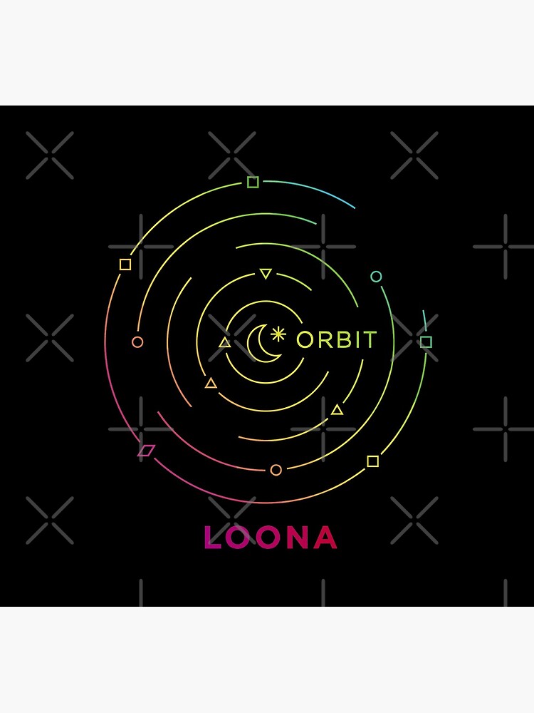 "KPOP GIRLGROUP LOONA ORBIT FANDOM LOGO TSHIRT/ HOODIE/ CASE/ MUG/ BAG ...