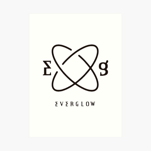 "EVERGLOW LOGO" Art Print by PepGuardi | Redbubble