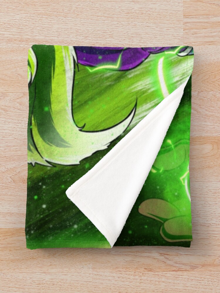 "Legendary Broly Supersaiyajin" Throw Blanket by Charlie-ER | Redbubble