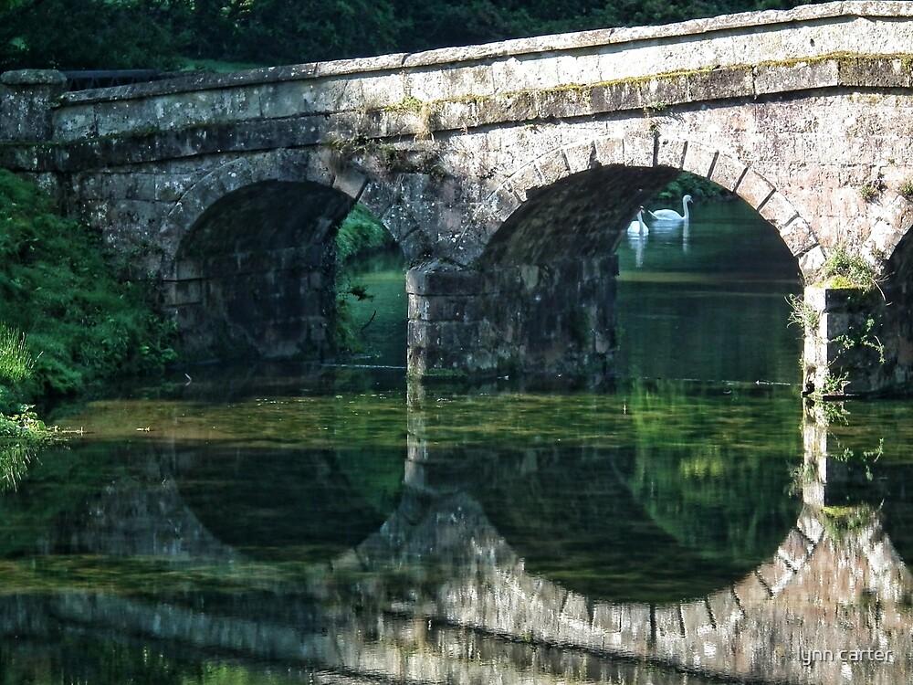 "Bridge At Beautiful Stourhead, Wiltshire" by lynn carter | Redbubble