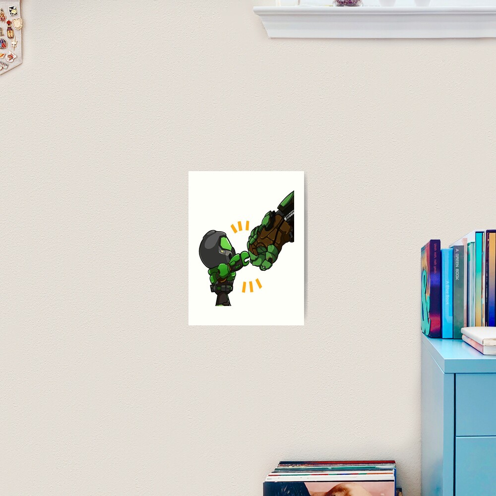 "Doom - Doomslayer - Chibi Slayer - Slayer Bros" Art Print by Iconworks ...