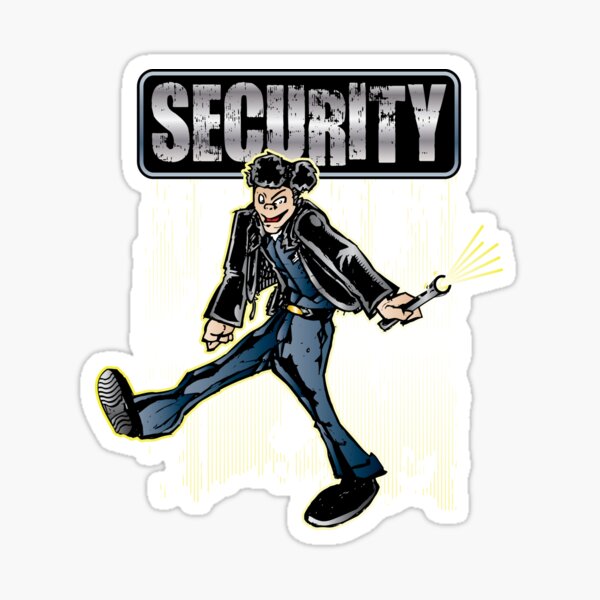 "Private Security Guard" Sticker for Sale by WBGraphix | Redbubble