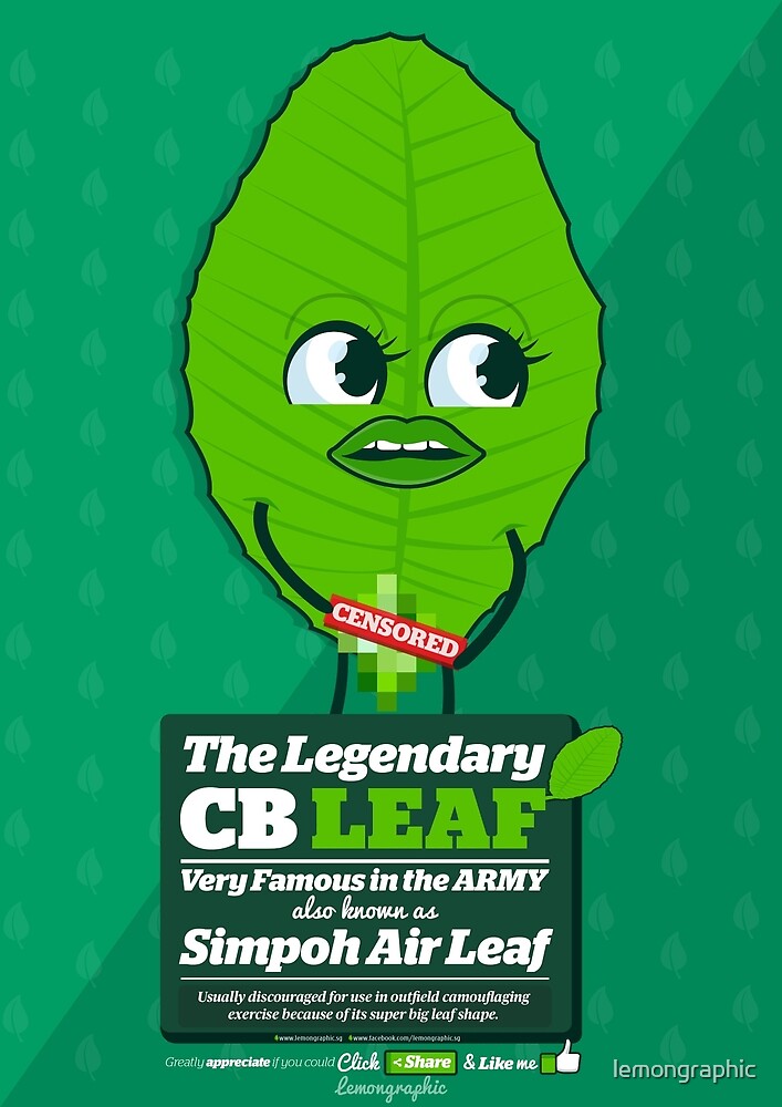 "CB leaf aka Simpoh air leaf //Character design" by lemongraphic ...