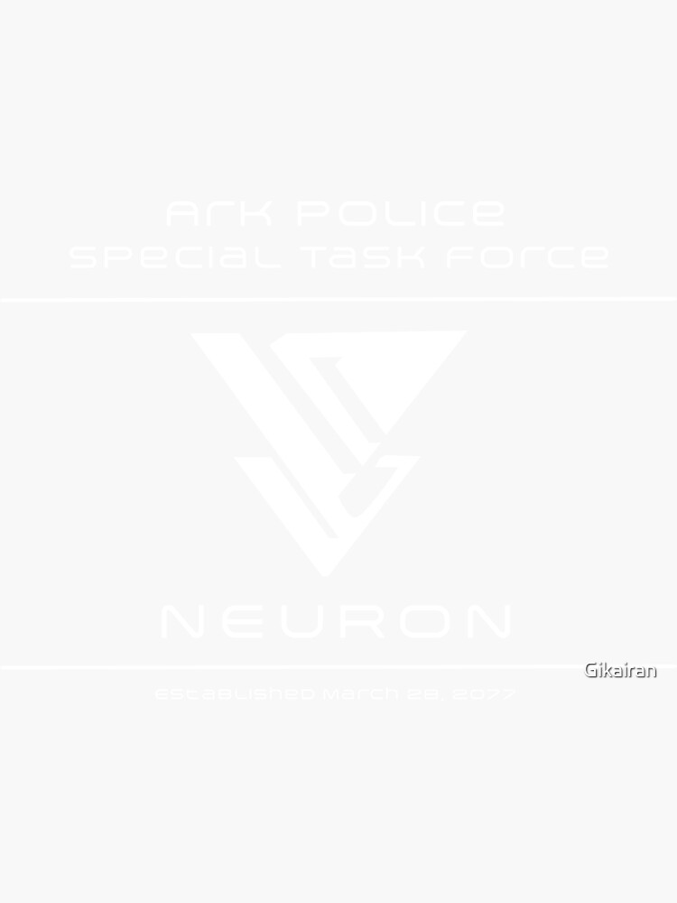 "Astral Chain - Neuron Police" Sticker for Sale by Gikairan | Redbubble
