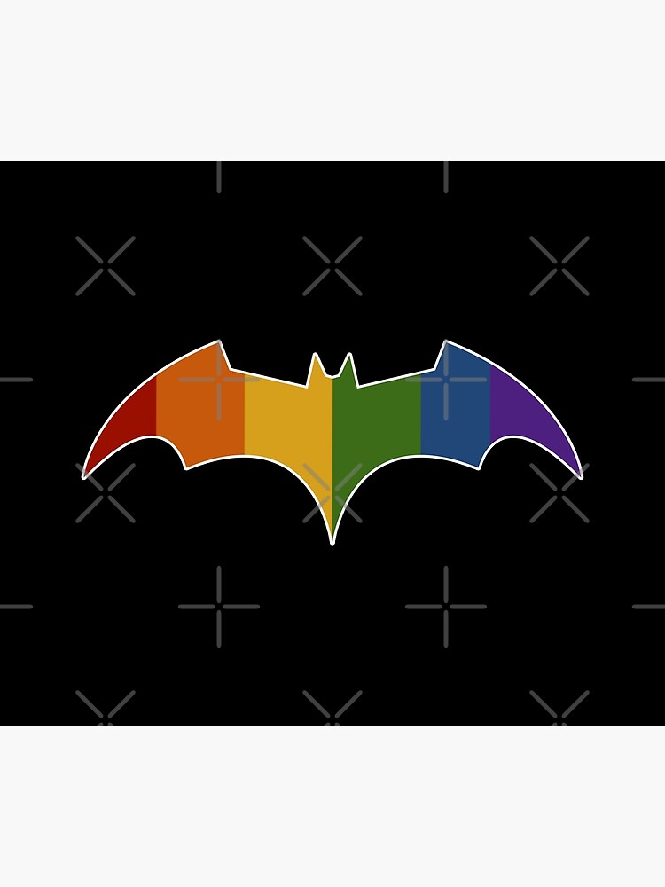"Batwoman - Pride Bat Symbol" Poster by VikingElf | Redbubble