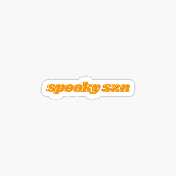"Spooky Snz" Sticker for Sale by radiantdark | Redbubble