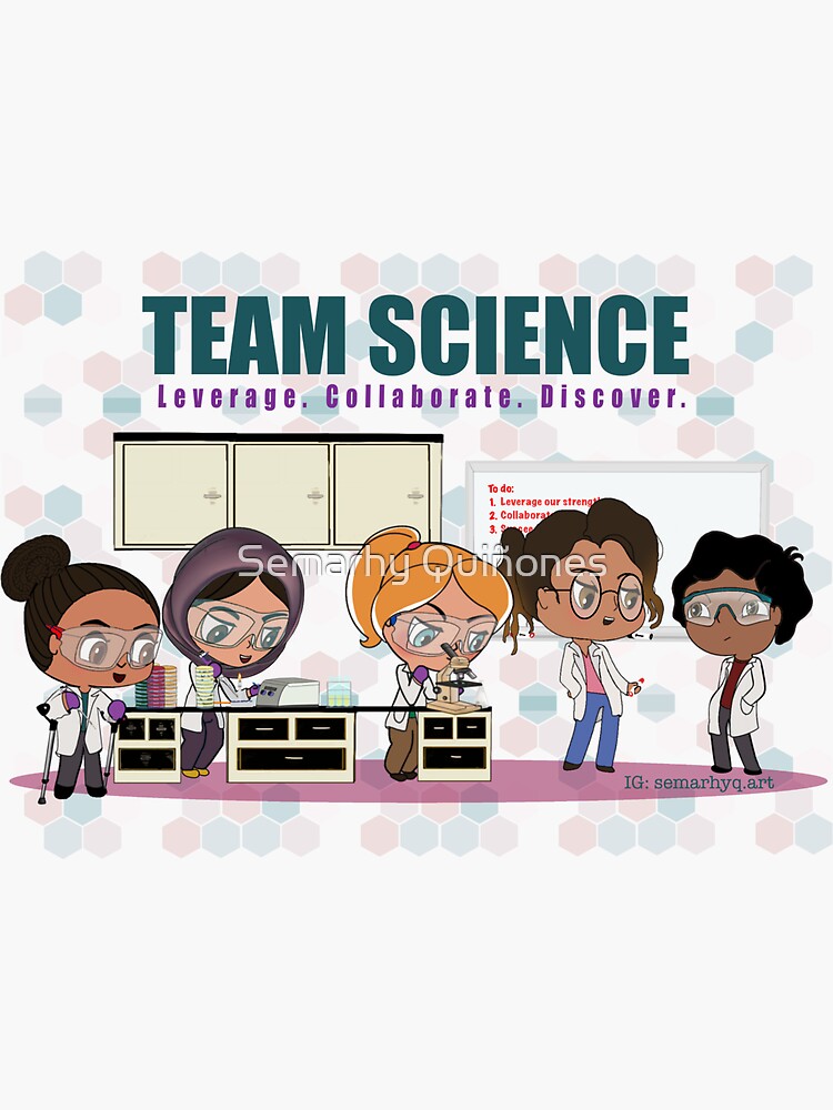 "Team Science" Sticker by semarhy | Redbubble