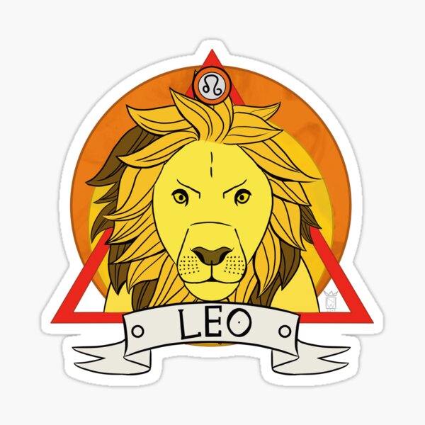 "Leo" Sticker by NeonWren | Redbubble
