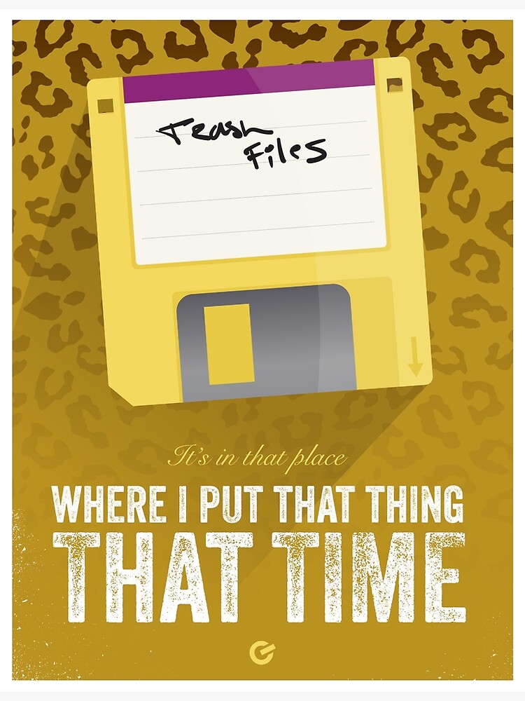 "Hackers Movie - Floppy Disk - Cinema Obscura Collection" Art Print by ...