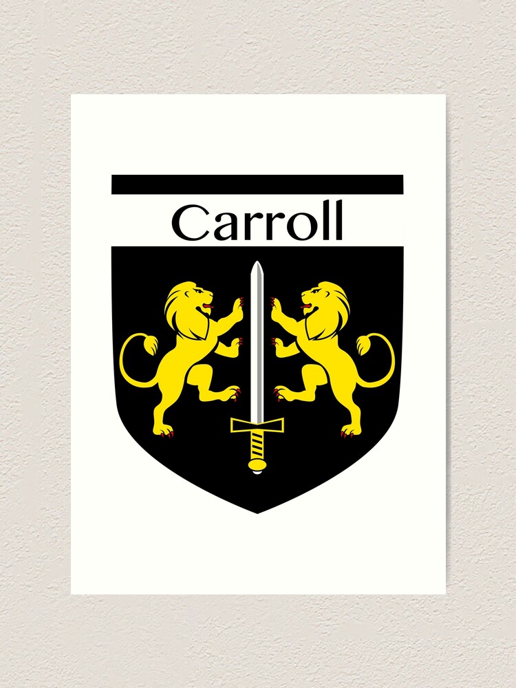 "Clan Carroll family crest" Art Print for Sale by Sayantsi | Redbubble