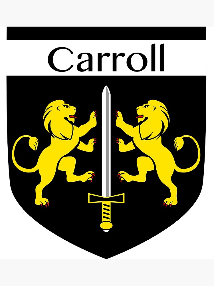 "Clan Carroll family crest" Art Print for Sale by Sayantsi | Redbubble