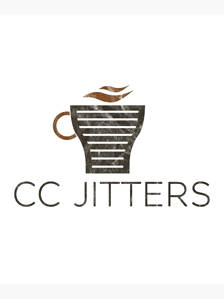 "CC Jitters fictional logo" Photographic Print by landobry | Redbubble
