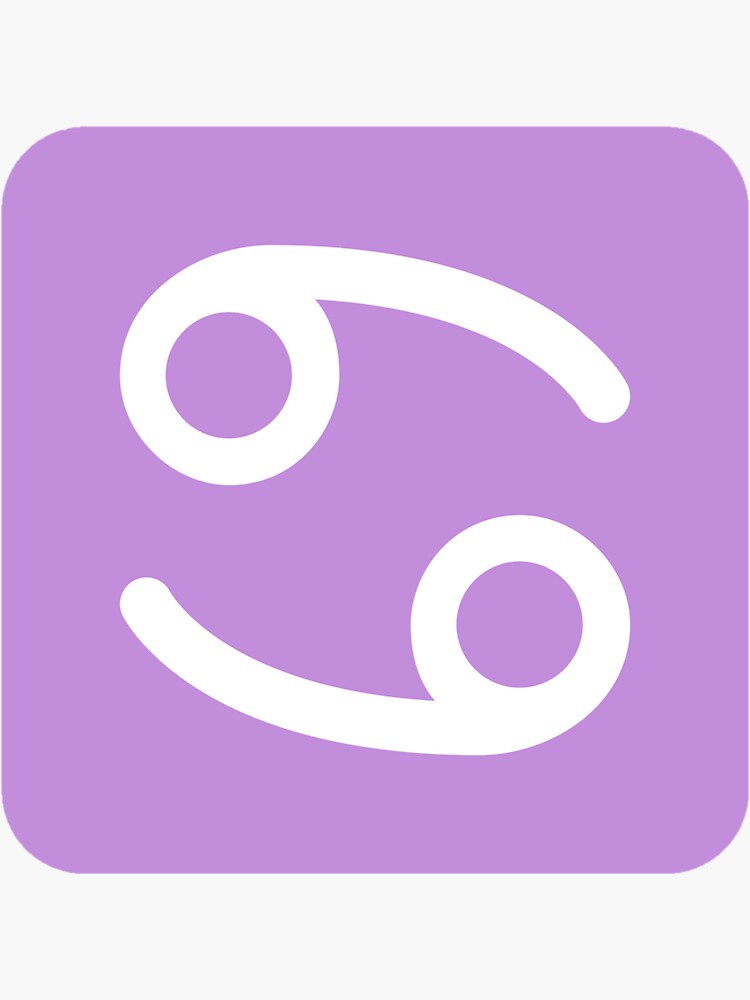 "Cancer Emoji" Sticker for Sale by camilledash | Redbubble