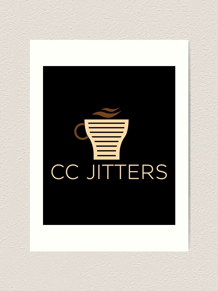 "CC Jitters fictional logo" Art Print by landobry | Redbubble